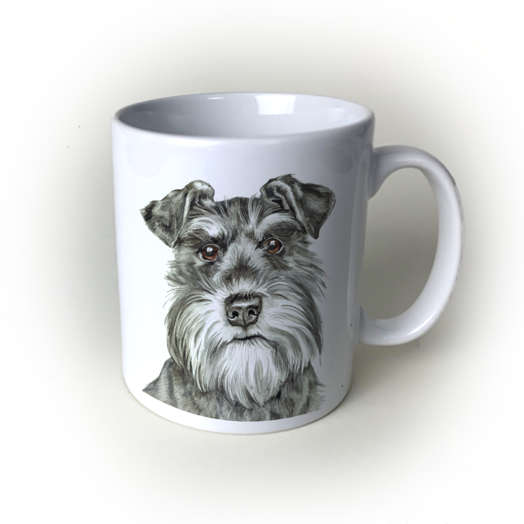 Schnauzer Dog Ceramic Mug (CMG-262) - WaggyDogz